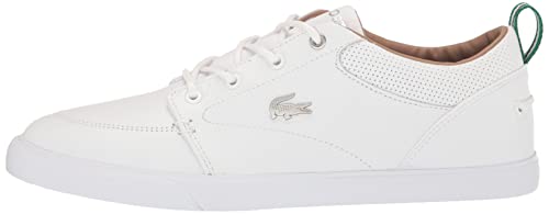 Lacoste Men's Bayliss Sneaker, Deep White, 7 Medium US