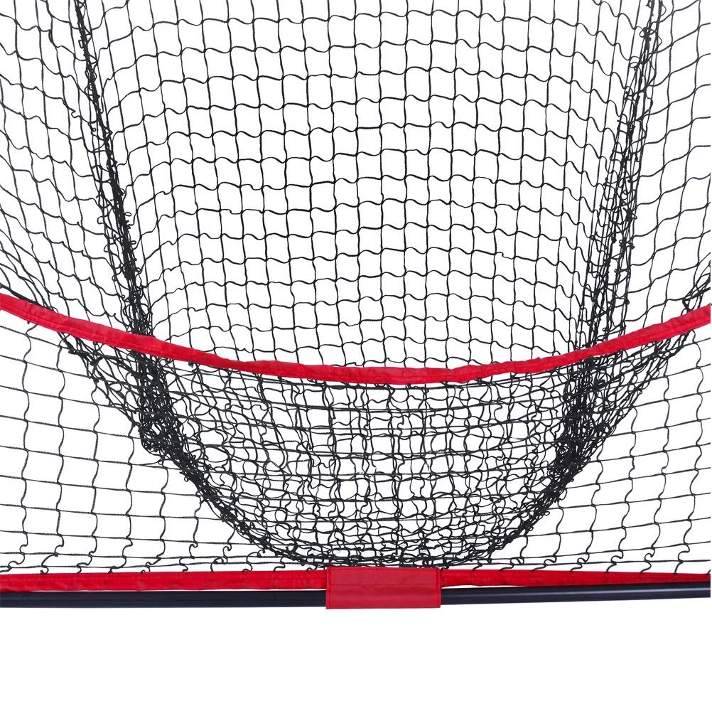 Hype 7x7Ft Bow Frame Baseball Softball Teeball Practice Batting Training Net W Bag