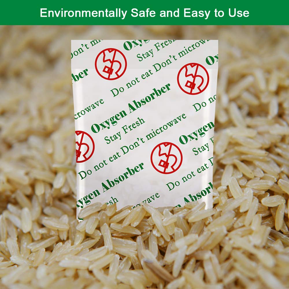 MakMeFre 2000cc(30Packets) Oxygen Absorbers for Food Storage, Food Grade Oxygen Absorbers Packets for Food