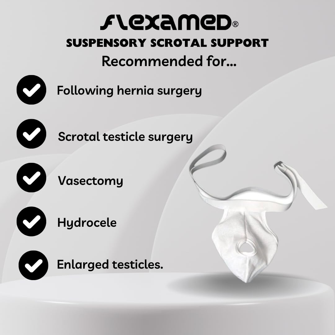 Hernia Gear FlexaMed Suspensory Scrotal Support - Large