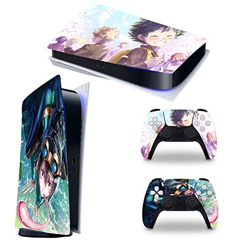 Hero Collage - PS5 Standard Edition Skin Console - PS5 Standard Edition Controller Skin Cover Vinyl Decal Protective