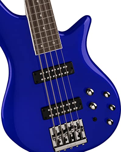 Jackson JS Series 5-String Spectra Bass JS3V, Indigo Blue, Laurel Fingerboard