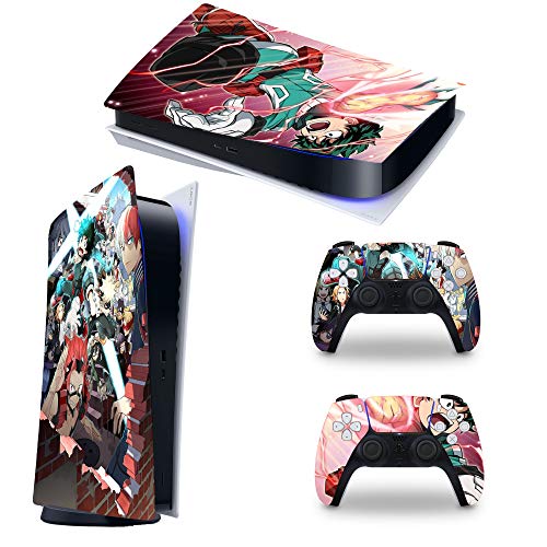 Hero Training - PS5 Digital Edition Skin Console and 2 Controller, Vinyl Decal Sticker Full Cover Protective