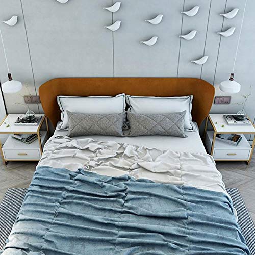 SJYDQ Nordic Nightstand Wooden Side Tables Bedroom Bedside Table with Drawer Bedroom Furniture Tea Table