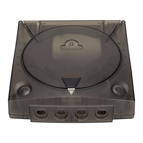 Kafuty-1 Professional Game Console Housing Shell,Grey Translucent Protective Shell,Full Protection Replacement Housing Shell for SEGA Dreamcast DC