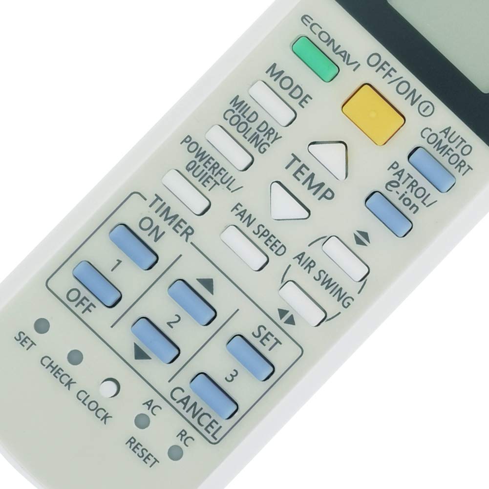 Home Appliances Inc Of ShenZhen Replacement for Panasonic Air Conditioner Remote Control A75C2913 CWA75C2913 (Display in Both Fahrenheit and Celsius)