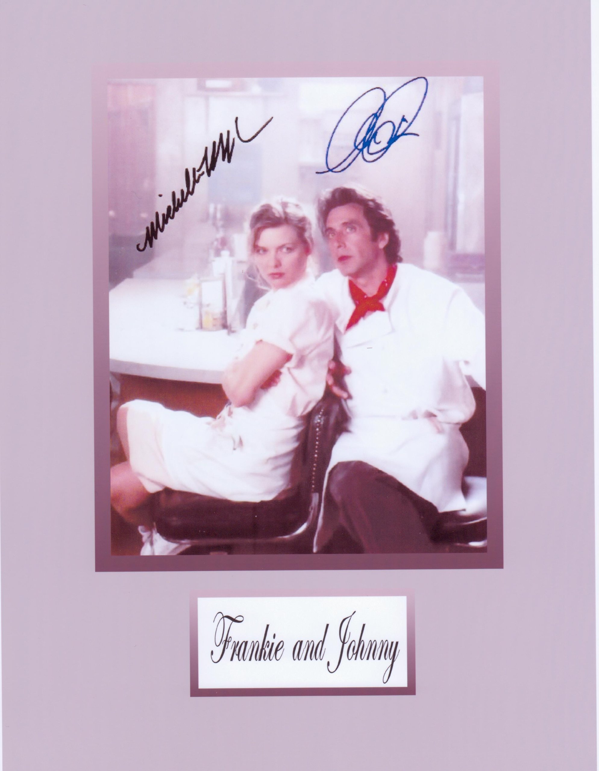 Kirkland Frankie and Johnny the Movie 8 X 10 Photo Autograph on Glossy Photo Paper