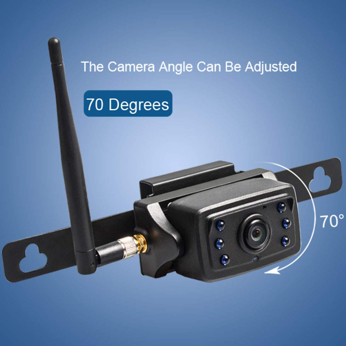Haloview CA109 Wireless 720P High Definition License Plate Rear View Camera Hitch Camera for MC7108/MC5111