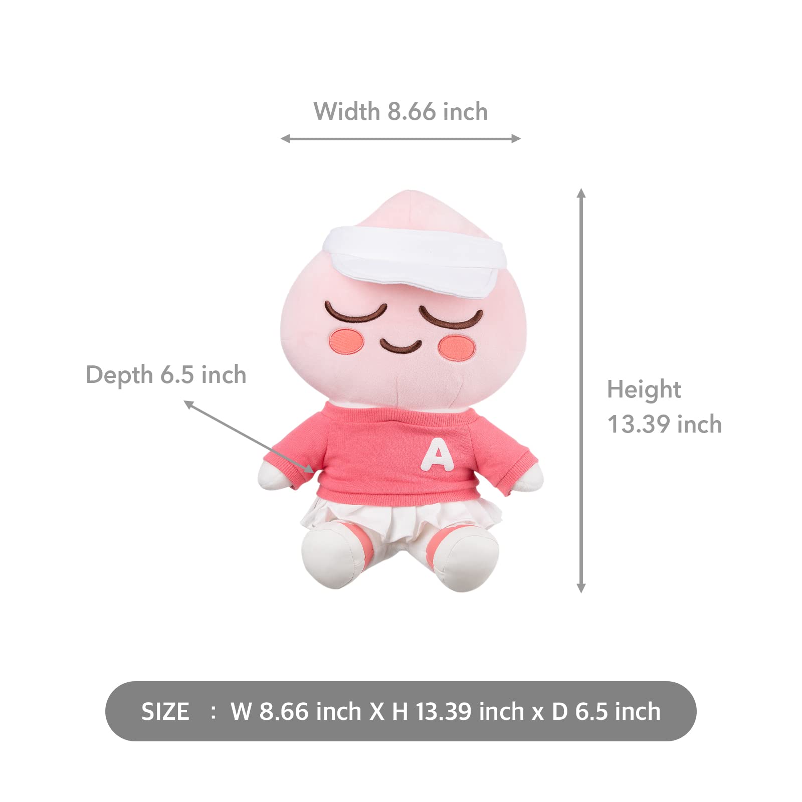 KAKAO FRIENDS GOLF One and Only Costume Driver Head Cover, Character Golf Club Cover, Soft Microfiber Cover