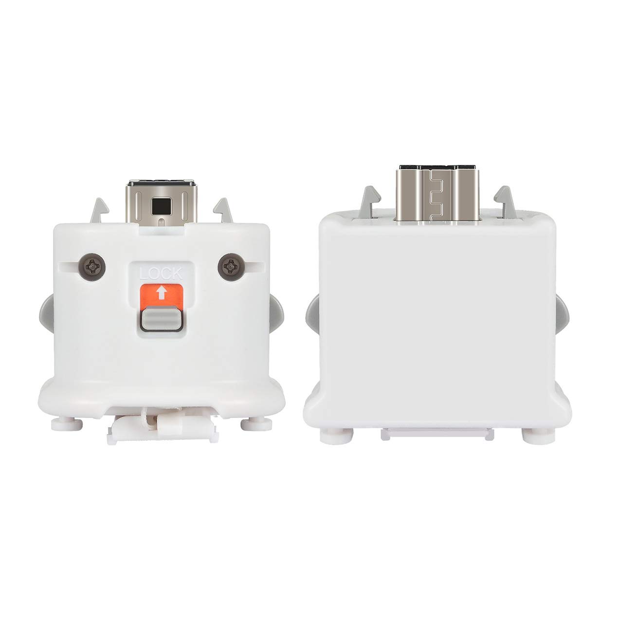 GIRIAITUS Wii Motion Plus Adapter-External Remote Motion Plus Sensor Controller -White,Set2 Pack