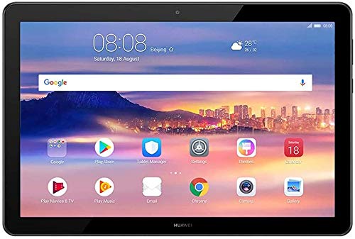 Huawei Mediapad T5 10.1 inch Lit Game Tablet PC 2GB+32GB GMS System Octa Dual Core Speaker 5100mah Support Microsd Card Android 8.0,Black