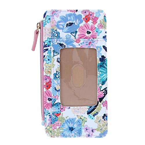 Julia Buxton Wildflower Vegan Leather Thin Card Case