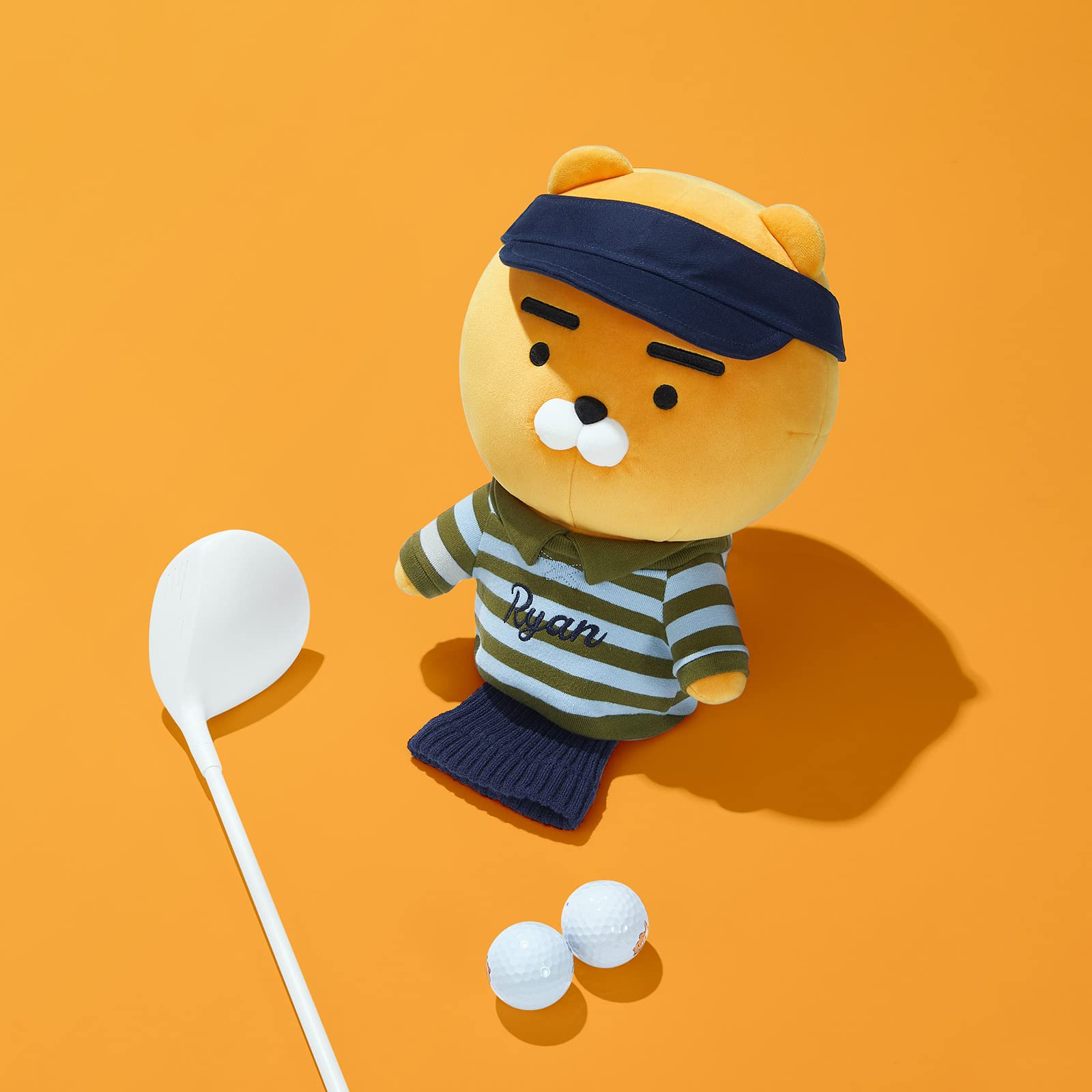 KAKAO FRIENDS GOLF Going Going Driver Head Cover, Character Golf Club Cover, Soft Microfiber Cover