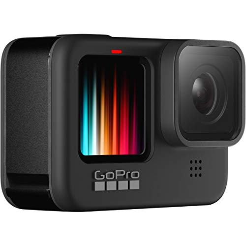 GoPro HERO9 Black Action Camera with GoPro Dual Battery Charger + Battery for HERO9 Black & 128GB Micro-SD Card