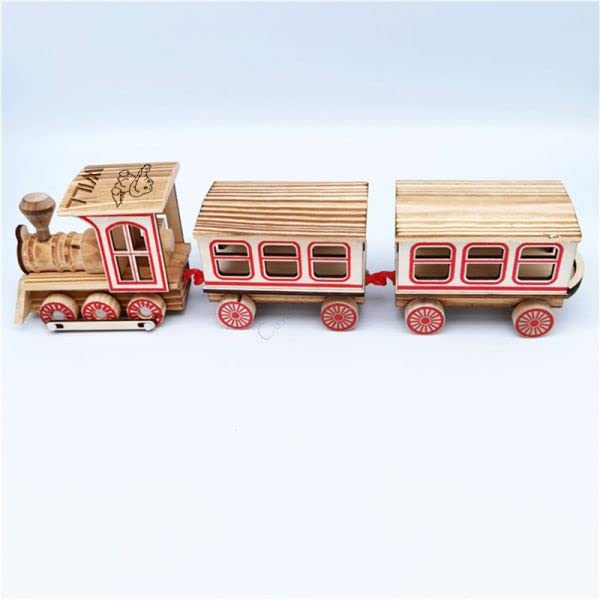 Marryear Personalized Wooden Car Toys, Custom Wooden Train Wooden Toy Car with Personalized Name Personalized