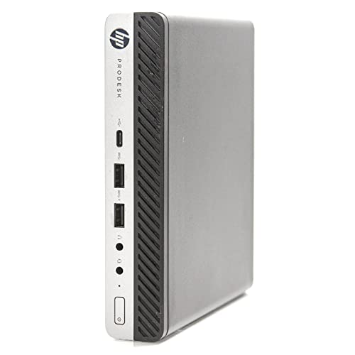 HP ProDesk 600 G4 Mini Business Desktop, Intel Core i5-8500T Processor, 16GB RAM, 1TB M.2 NVMe SSD, Windows 10 Pro