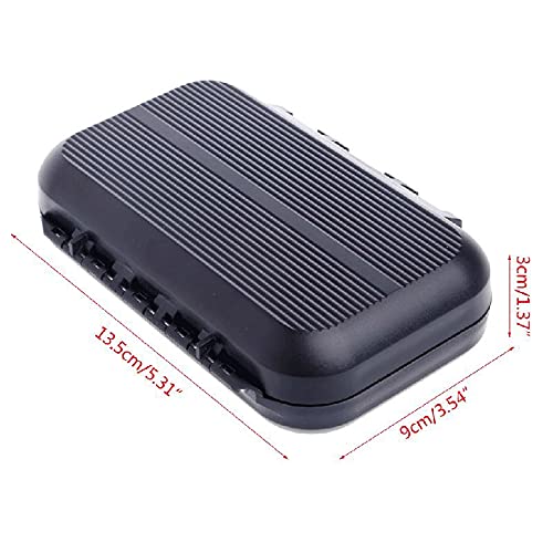 LMMDDP Portable Waterproof Fishing Bait Storage Box Fishing Bait Fishing Double-sided Tool Box