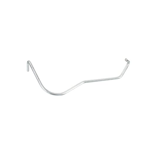 PATIKIL 3x1.1 Cage Door Hook, 25Pcs Stainless Steel Durable Singe Wire Water Pipe Latch Hook for Locking and Fixing Rabbit Pig Poultry Cage, Silver