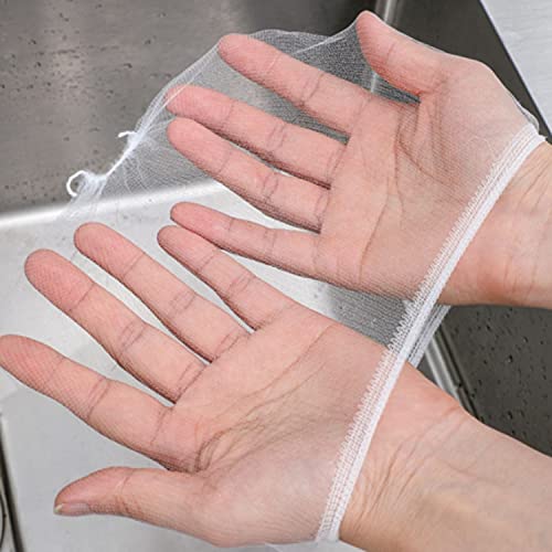 pekox Sink Strainer Bag,200 PCS Disposable Kitchen Sink Trash Mesh Bag, Large Size Rv Wash Basin Garbage Bags of Sink Basket Strainer