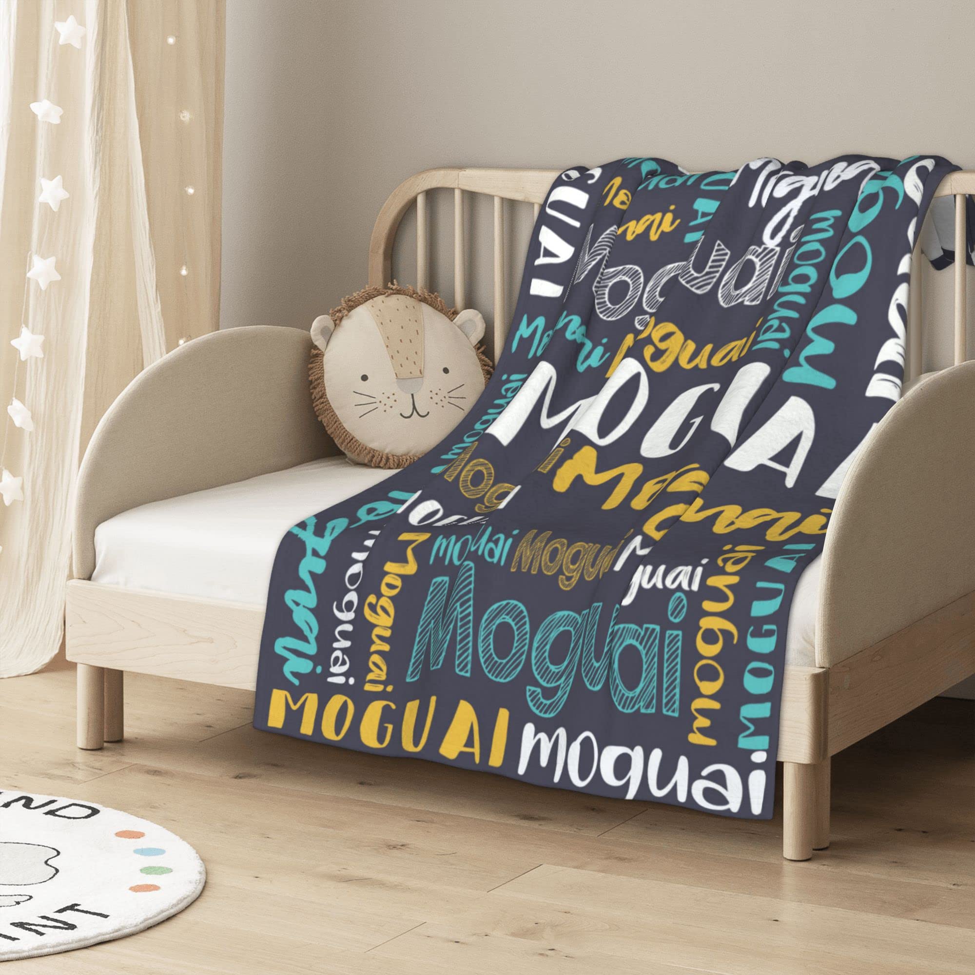 Personalized Baby Blankets for Boys-Customizable with Name for Baby-Soft Custom Kids Blankets for Boys/Girls-Toddler Blanket for Crib-Kids Blanket Gift for Birthday