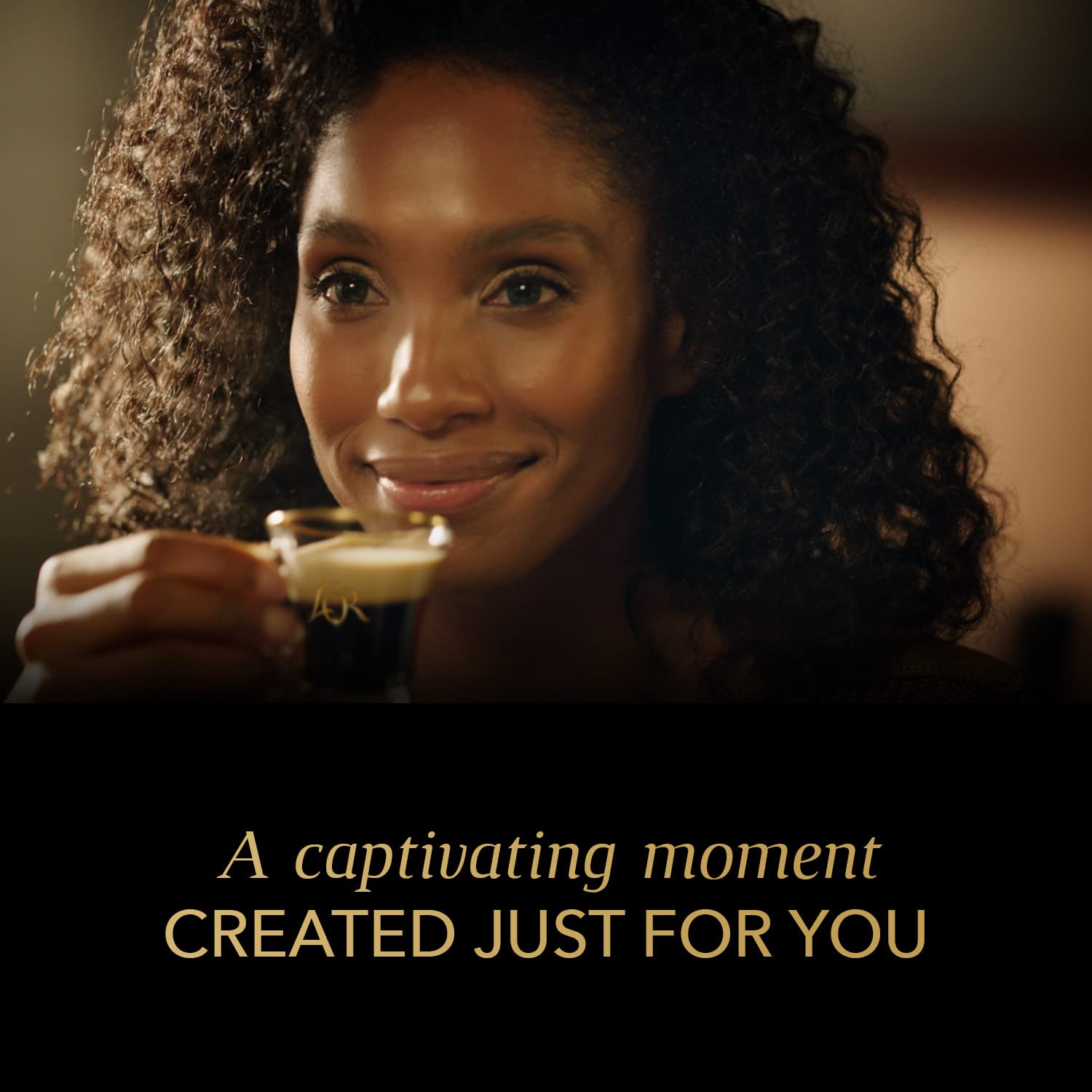 L'OR DECAF Espresso Capsules, 50 Count DECAF Ristretto, Single-Serve Aluminum Coffee Capsules Compatible with the L'OR BARISTA System & Nespresso Original Machines