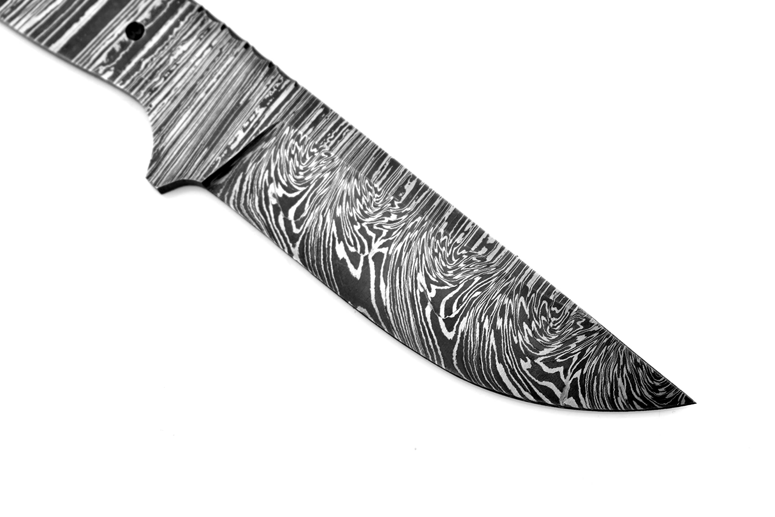Hand Forged Damascus Steel Blank Blade Knife Making Hunting Skinner Knife