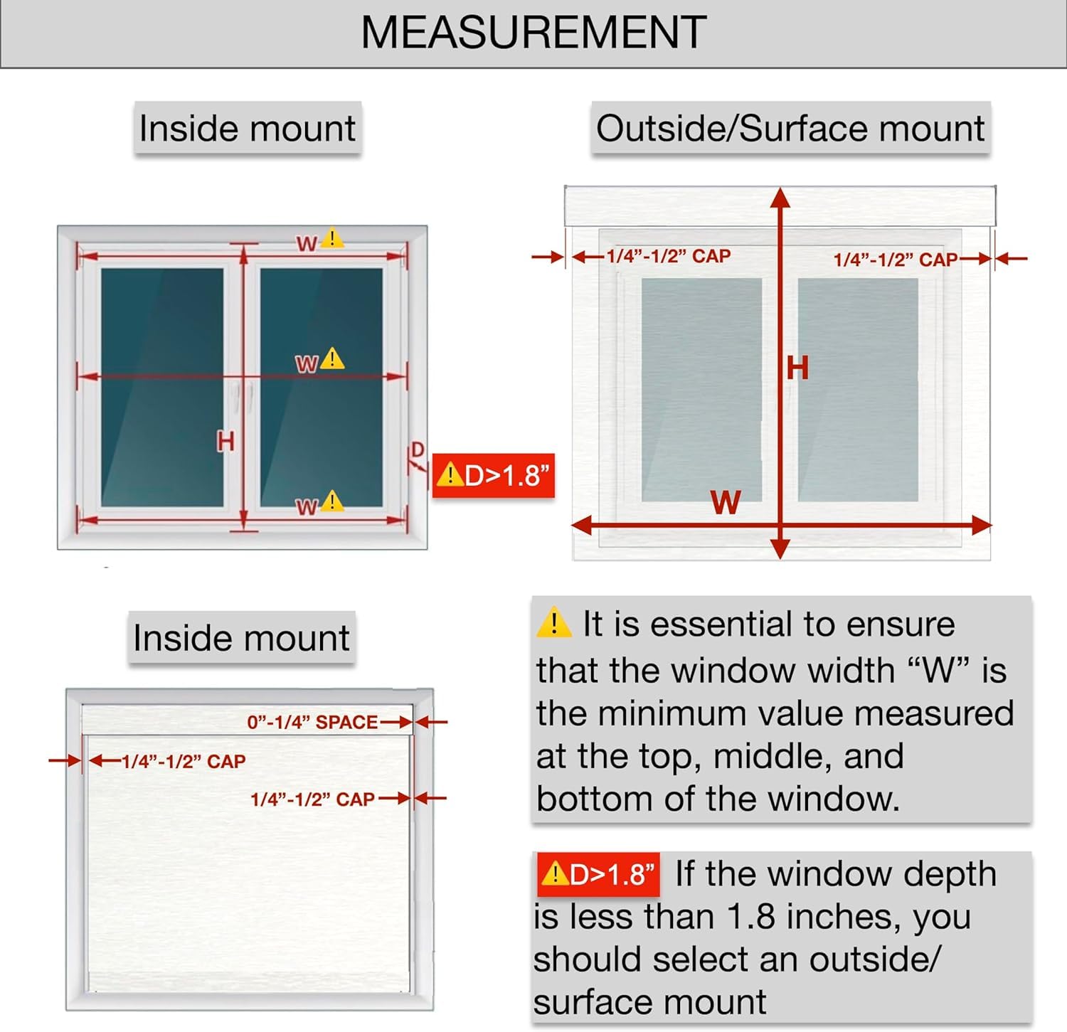 HILADUO Motorized Roller Blinds Customized Size Width 20-105 Inches