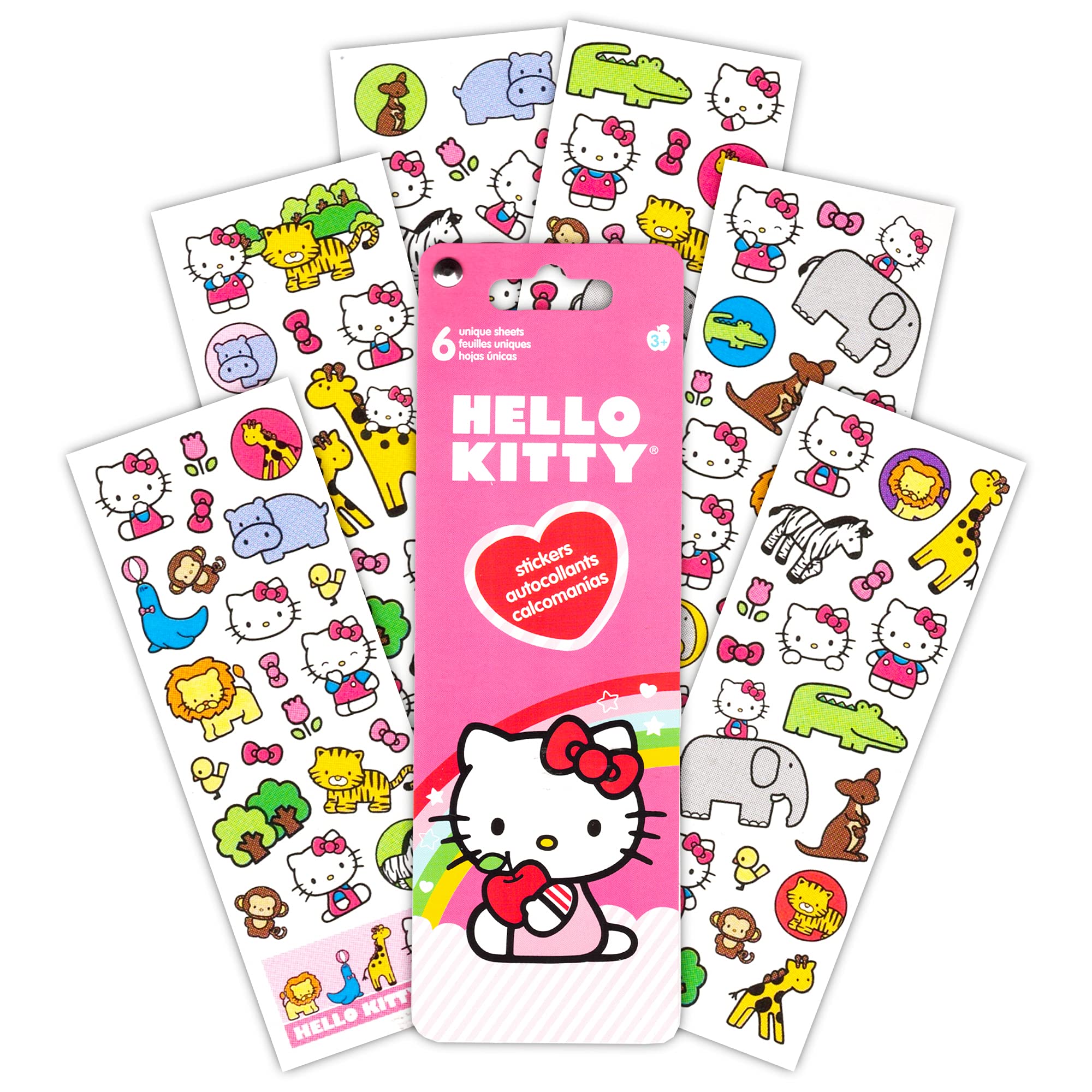 Hello Kitty Backpack and Lunch Box for Girls - Bundle with 16β Hello Kitty Backpack, Lunch Bag, Stickers, Water Bottle, More | Hello Kitty School Backpack Set