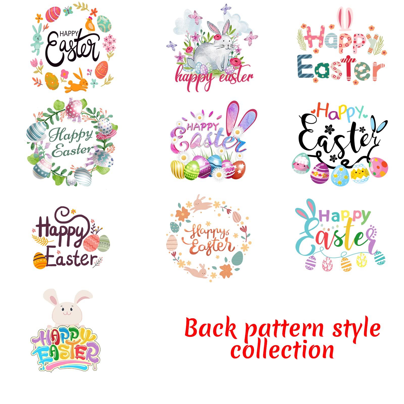 Personalized Easter Basket for Kids Boys Girls with Name Custom Buny Easter Baskets with Handle Eggs Candy Gift Bags Toy Storage Basket-Design 16