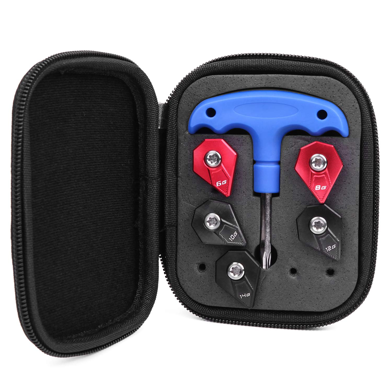 Gofotu 5×Golf Weights Wrench Kit Compatible with Cobra F9 Driver 6g 8g 10g 12g 14g +1pc Wrench +1pc Case