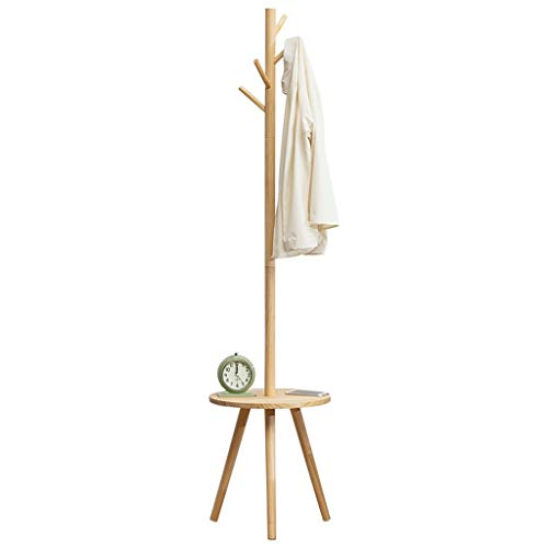 Hongseyijia Coat Racks Multi-Function Coat Racks Free Standing Wood Hall Trees for Hallway Bedroom Home Office 172cm