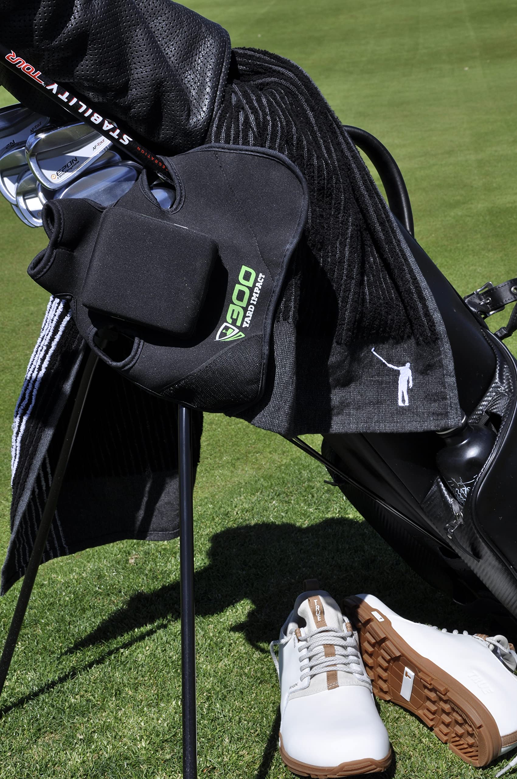 Indoor Golf Training Aid for Perfect Golf Impact Position by World Long Drive Champion - Golf Trainer and Golf Training Aid by 300 Yard Impact for Indoor and Outdoor Use