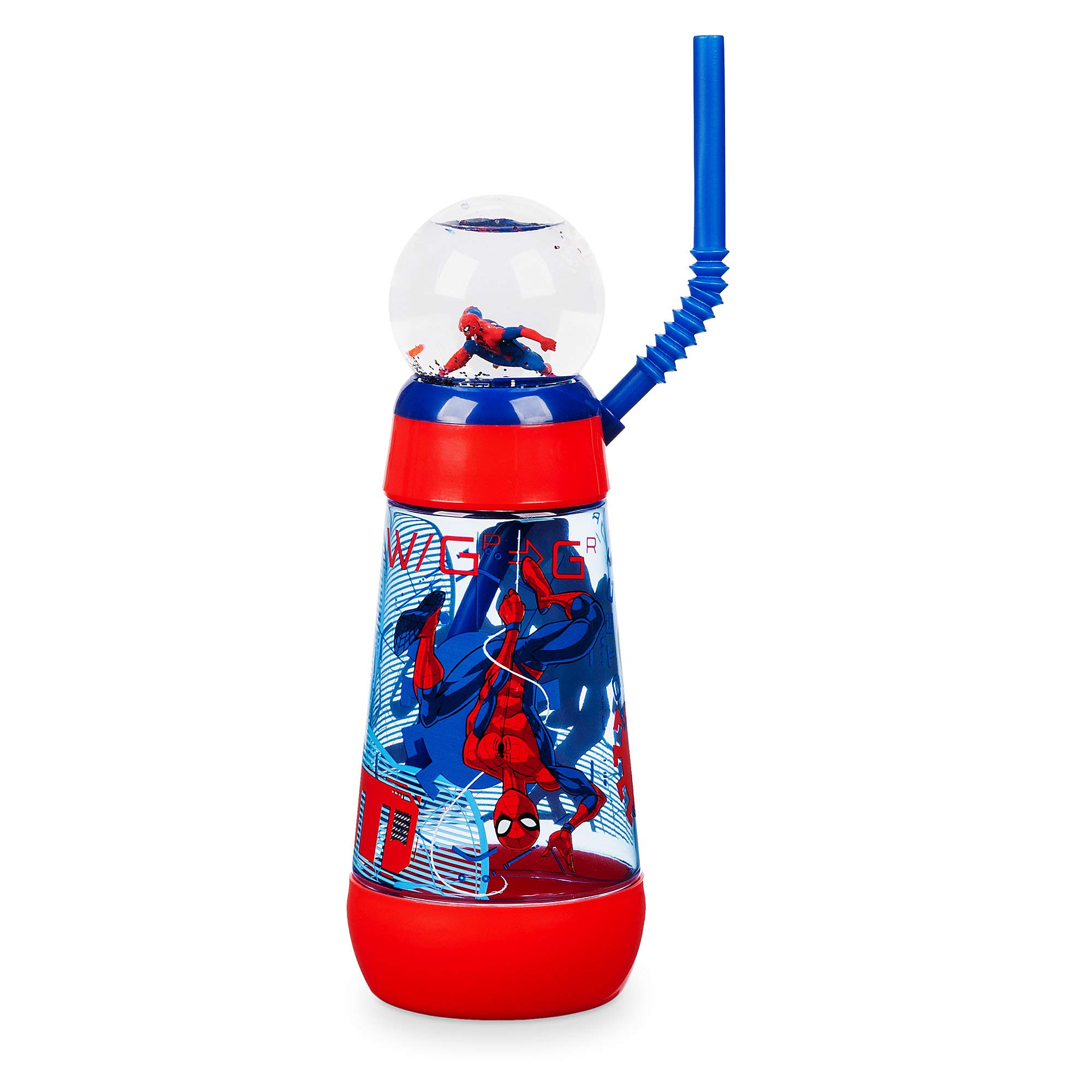 Marvel Spider-Man Snowglobe Tumbler with Straw No Color