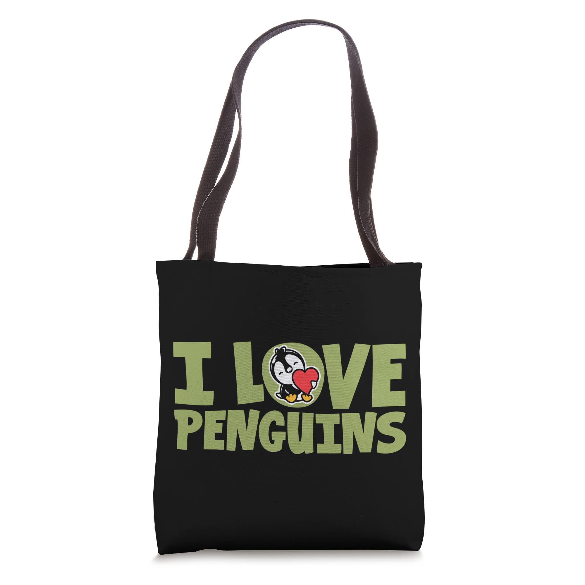 I Love Penguins, Animals Of The World, Cute Animal Tote Bag