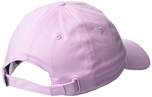 Lacoste Mens Organic Cotton Twill Cap, Albizia Pink, One Size