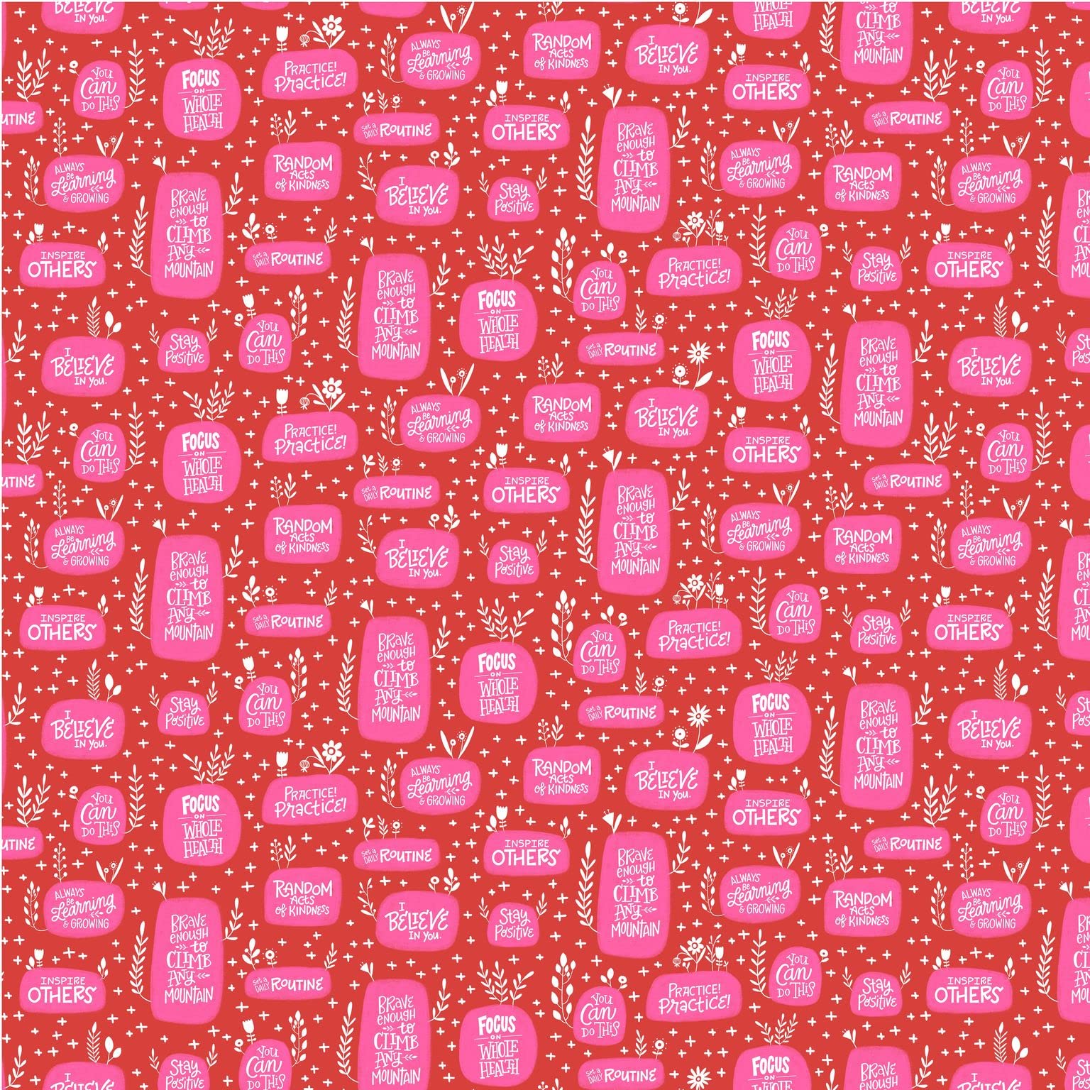 Michael Miller Tea Inspiration, Red