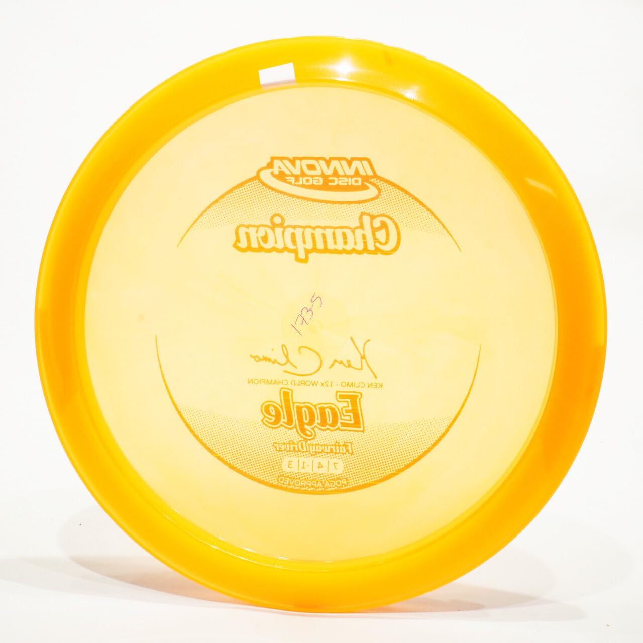 Innova Eagle (Champion) Fairway Driver Golf Disc, Pick Weight/Color [Stamp & Exact Color May Vary] Yellow 173-175 Grams