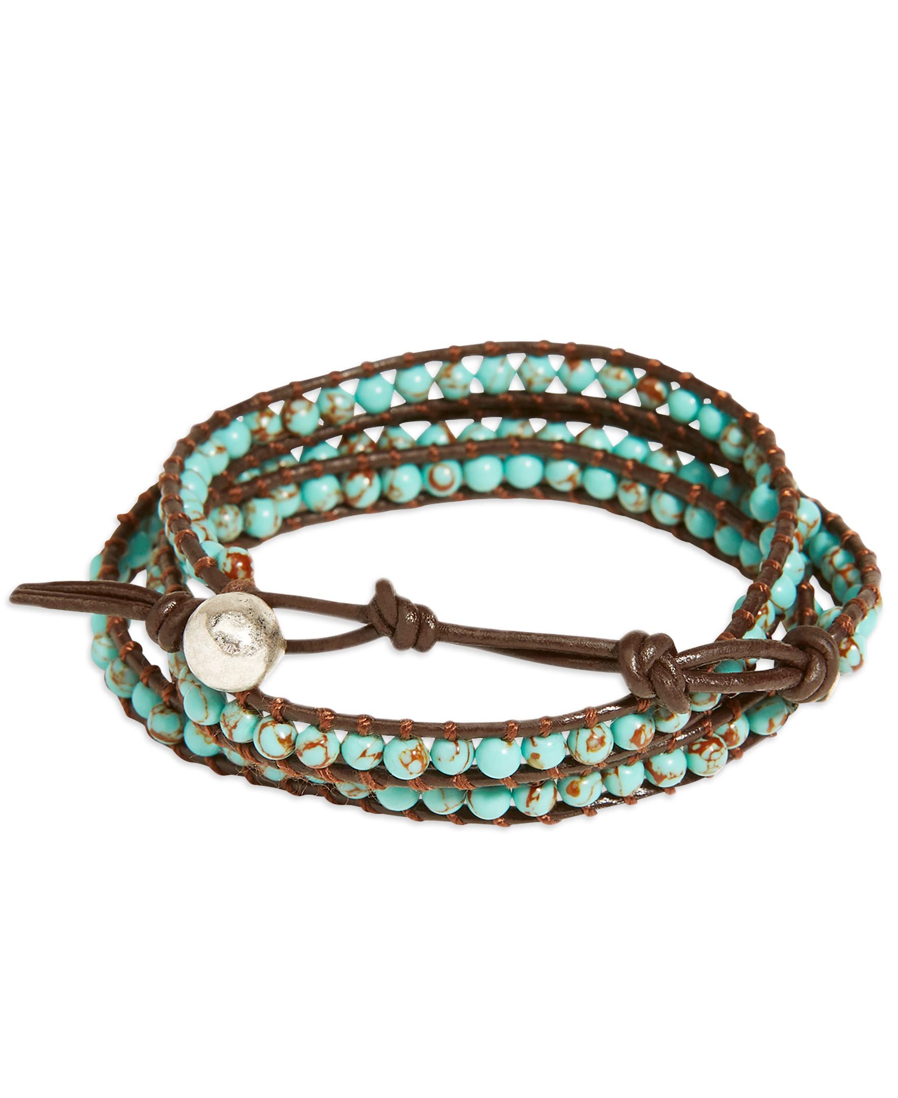 Lucky Brand Turquoise Wrap Bracelet