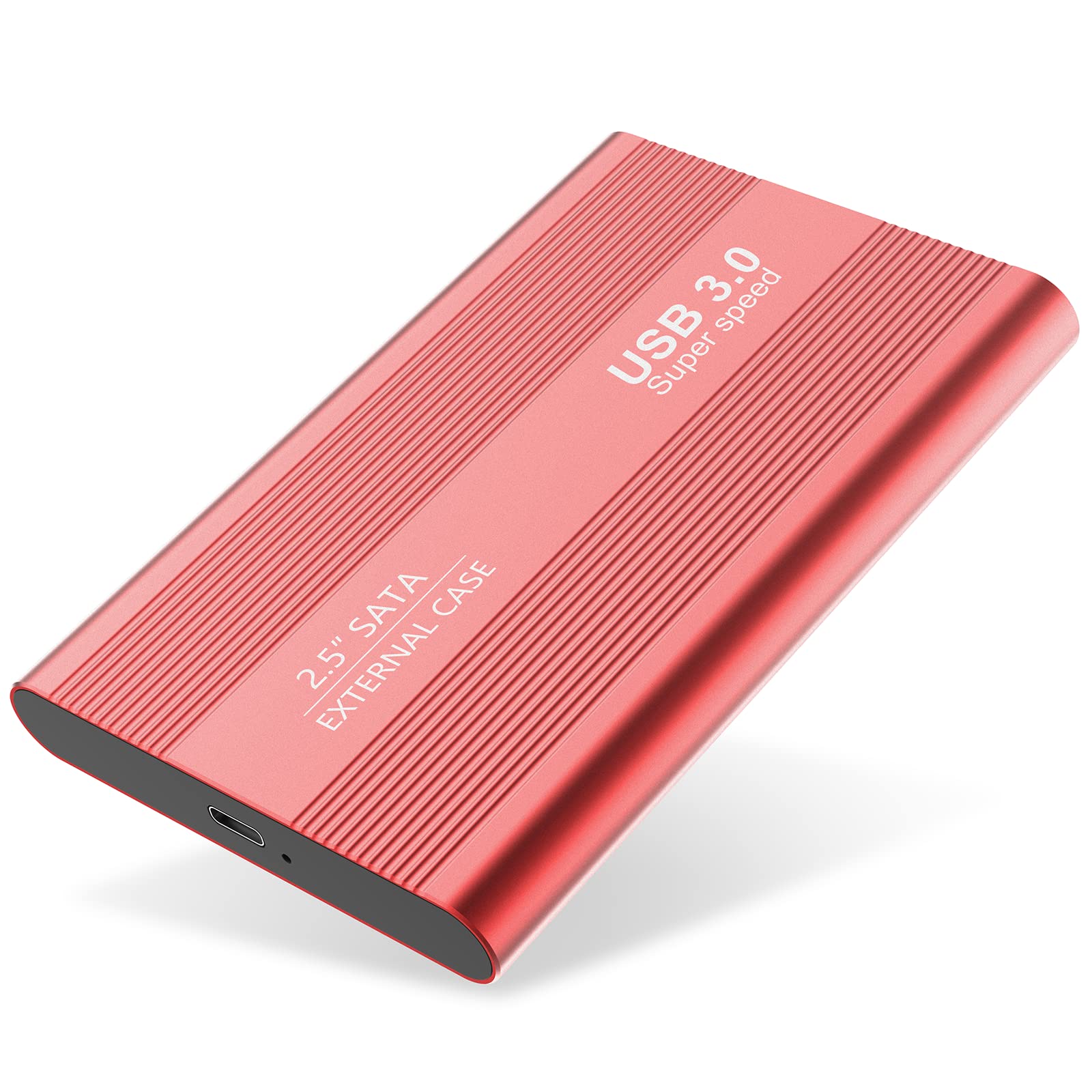 OTCPP 2TB External Hard Drive HDD USB3.0 External Hard Drive for PC, Mac, Desktop, Laptop, MacBook, Chromebook, Xbox One, Xbox 360 (2TB, Red)