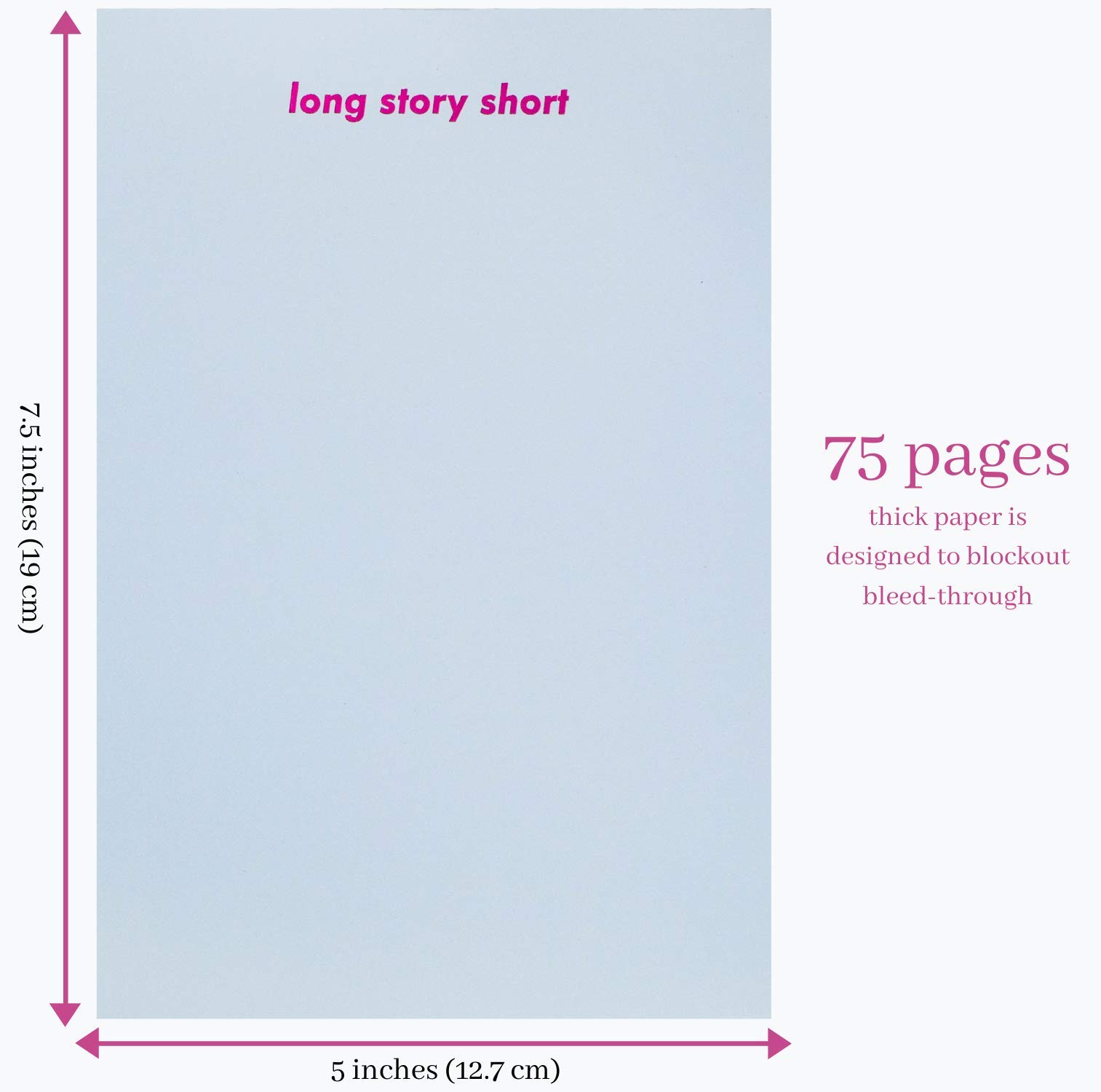 Kate Spade New York Stacked Notepad Set of 3, Cute Notepads Have 75 Sheets of Paper, Small Medium and Large Note Pads, Dog Party