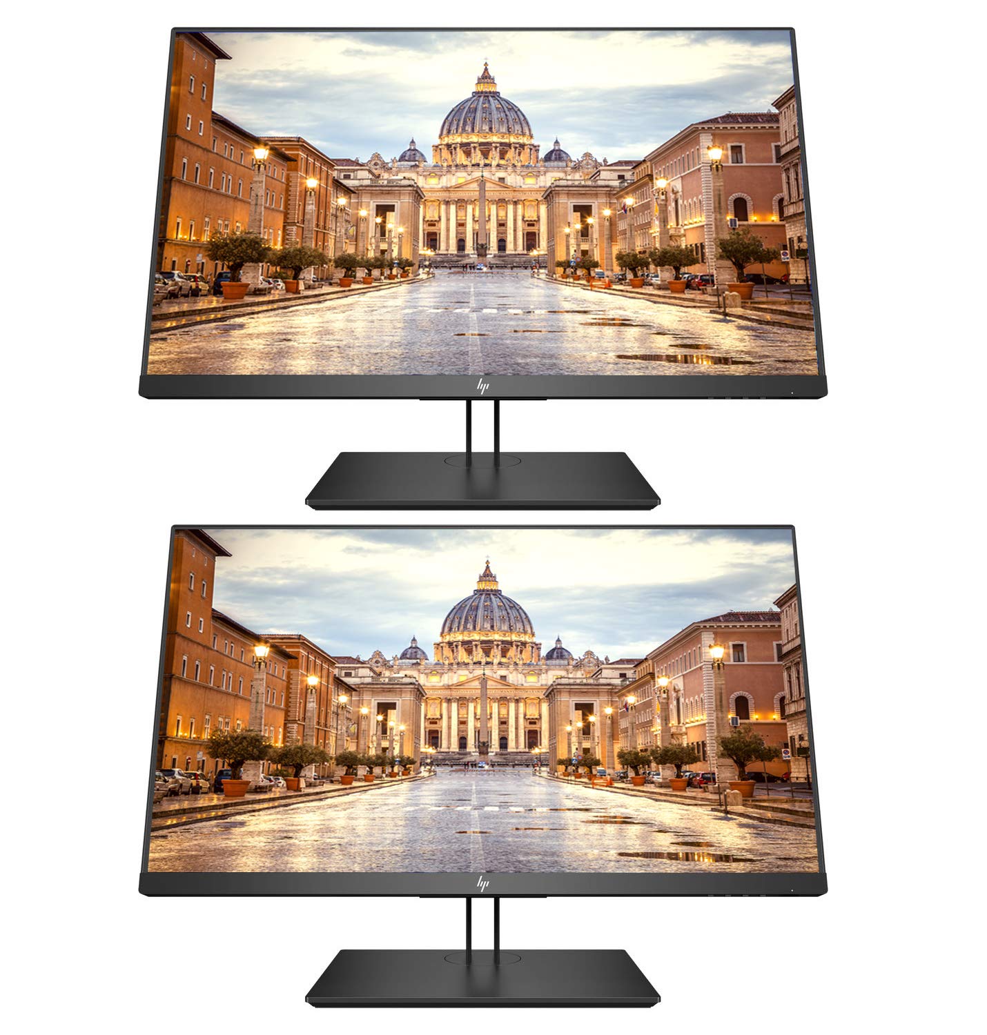 HP Z27 27 Inch IPS LED Backlit Monitor 2-Pack, 4K UHD 3840 x 2160 (2TB68A8#ABA)