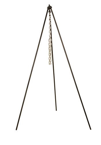 Lodge Tall Boy Tripod with 6 Quart Camp Dutch Oven and 12-Pack Aluminum Foil Dutch Oven Liners