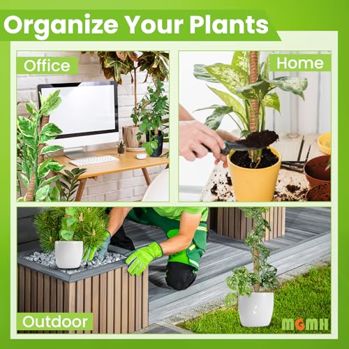 MGMH Coco Coir Moss Pole for Plants, 2 Sticks 25 Inch Bendable Plant Stakes Made of Real Coco Coir, Good for Climbing Plants Monstera and Other Creeper Plants Grow Upwards