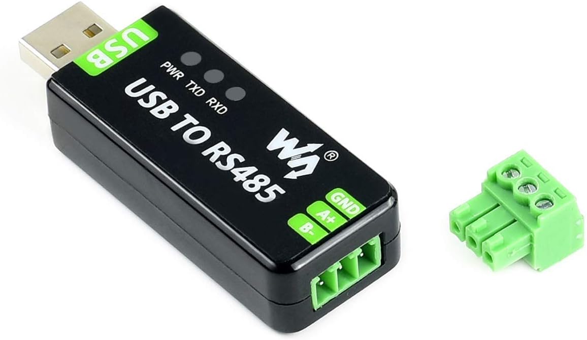 Industrial USB to RS485 Converter Adapter Original FT232RL and SP485EEN Chip, Lightningproof Tube, Resettable Fuse, ESD And TVS Protection Circuits,Supports Mac, Linux, Android, WinCE,Windows