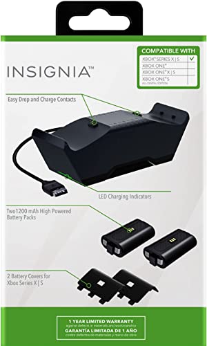 INSIGNIA Dual Controller Charging System for Xbox Series X|S - Black