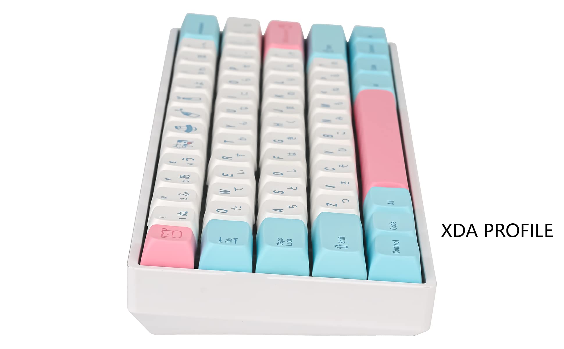 pbt keycaps, 136 keys xda profile dye-sublimation keycap set for cherry mx switches mechanical gaming keyboard (milk cover)