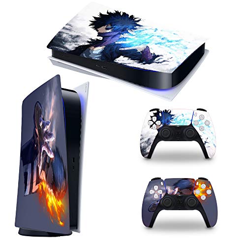 Hero school - PS5 Standard Edition Skin Console and 2 Controller, Vinyl Decal Sticker Full Cover Protective