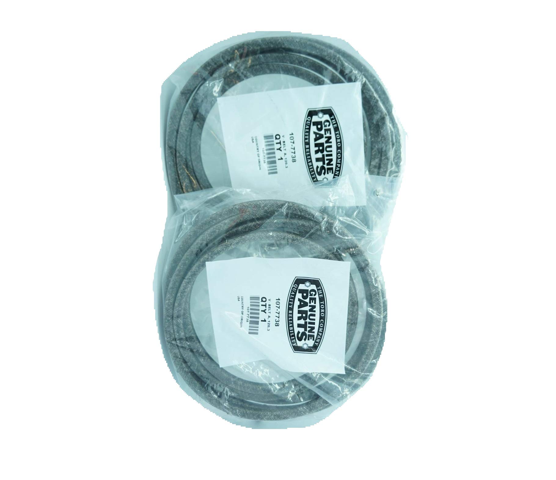 HITY MOTOR (New Part Compatible with Toro 107-7738 V-Belts(Qty 2) Compatible with Toro Diesel Mule Drive PTO Belt fits Other Models