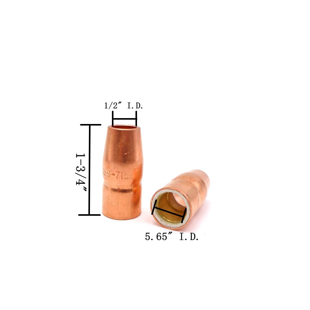 Mig Gun Torchor Parts Tip Nozzle Diffuser Fit Miller Millermatic 125 135 140 141 175 180 190 Mig Welder (.035'')
