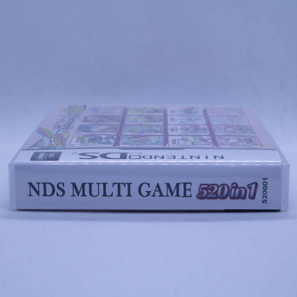 In 1 Nintendo Ds Game Cartridge 520 in 1 3Ds Game Pack Cartridge, Game Pack Card Super Combo for Most Nintendo DS / 2DS / 3DS Console (Reproduction)